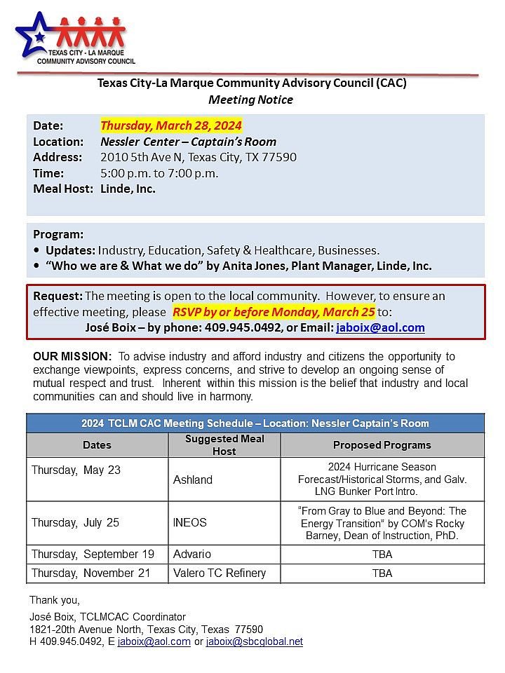 Community Advisory Council Meeting – The Post Newspaper